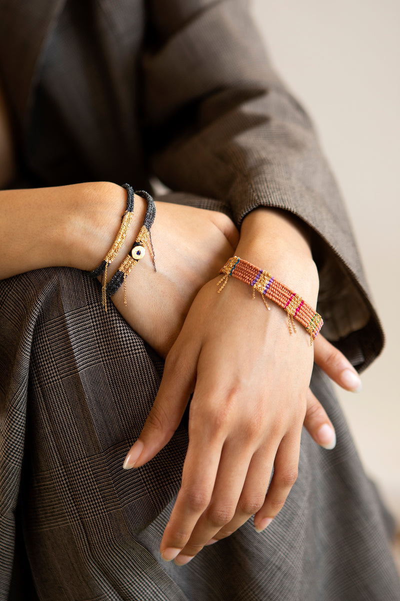 Loom woven bracelet - Katia Alpha – katiaalphashop
